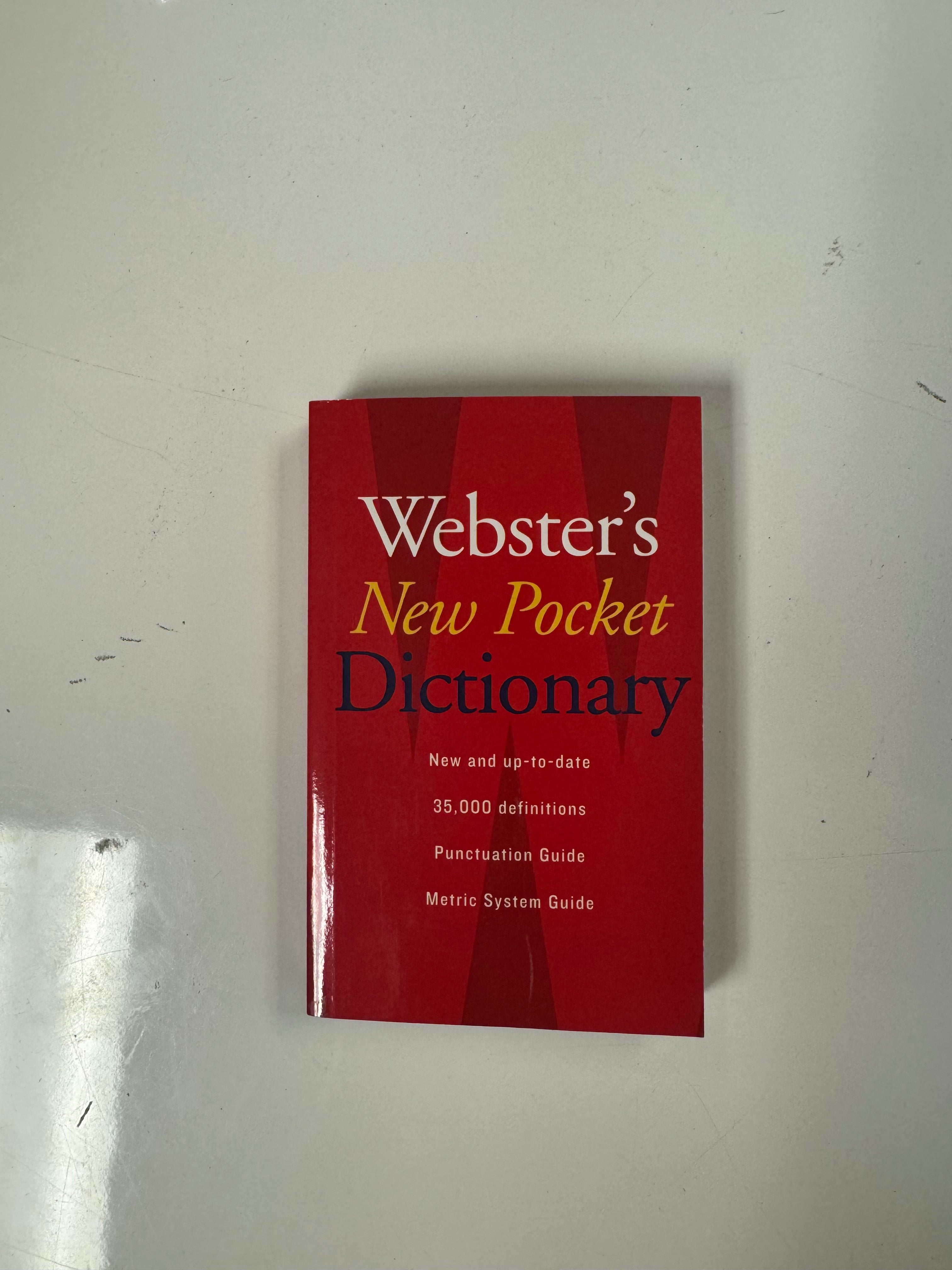Webster Pocket Dictionary